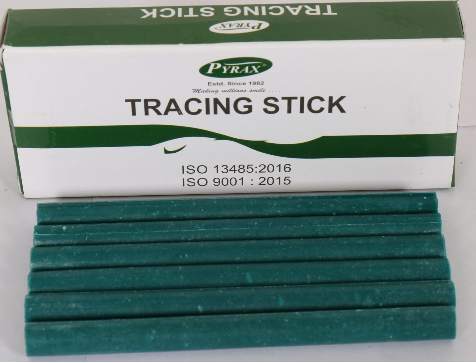 Green Tracing Sticks – 10 Pcs – Pyrax Polymars