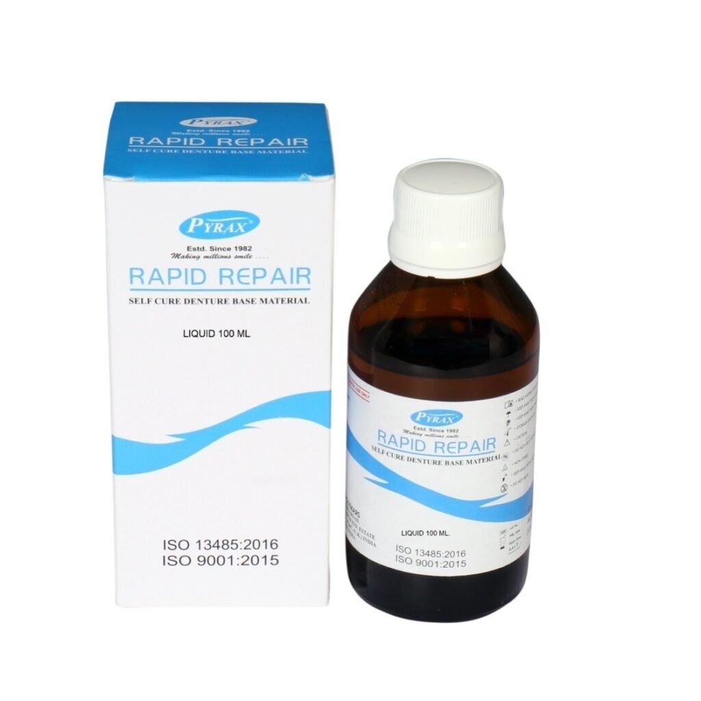 PYRAX® Rapid Repair Liquid For Self Cure Denture Base Powder – Pyrax ...