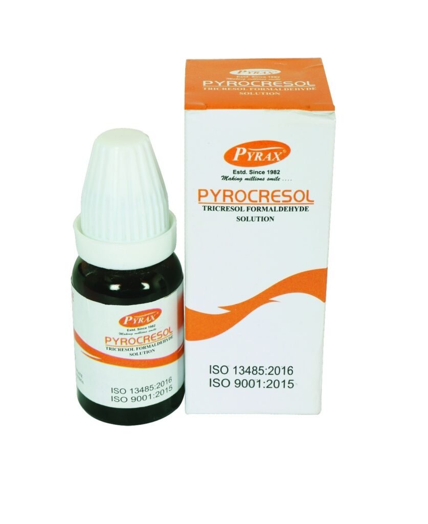 Pyrax Pyrocresol (Pulp Devitalizing Solution) – 15 ml – Pyrax Polymars