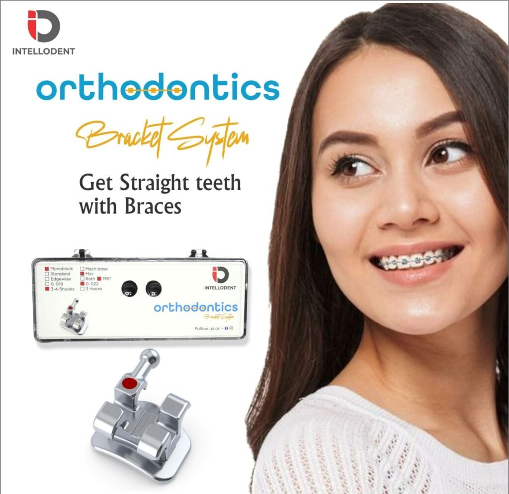 Dental Orthodontic Buccal Tubes Metal Bracket Braces 0.022” With Hook ...