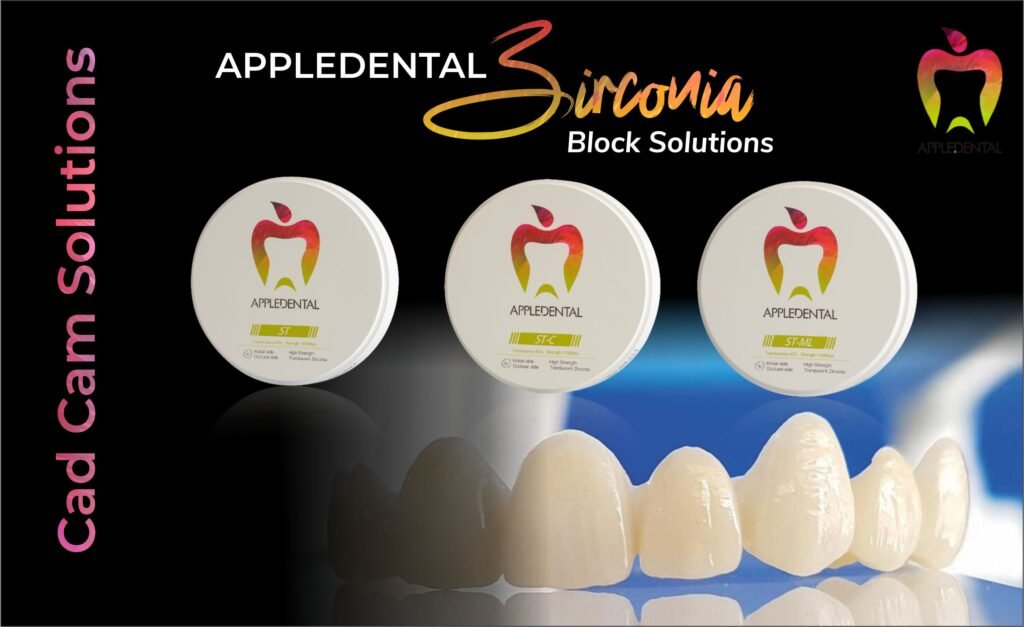 Appledental Zirconia blanks Preshaded-ST-C – Pyrax Polymars